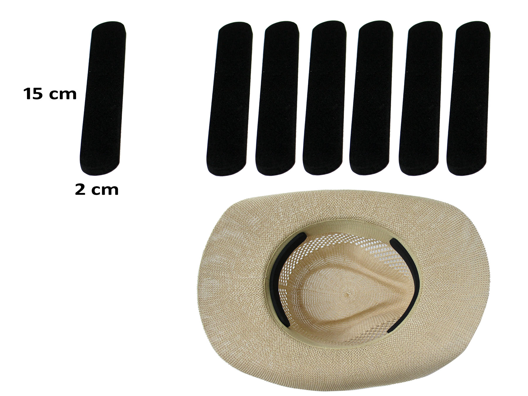 Hat Reducer Insert 8-Pack 2-Color Hat Size Tape - Reducer Liner Bands ...